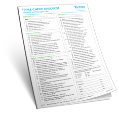 Free Guide | Richter Healthcare Consultants' Triple Check Checklist